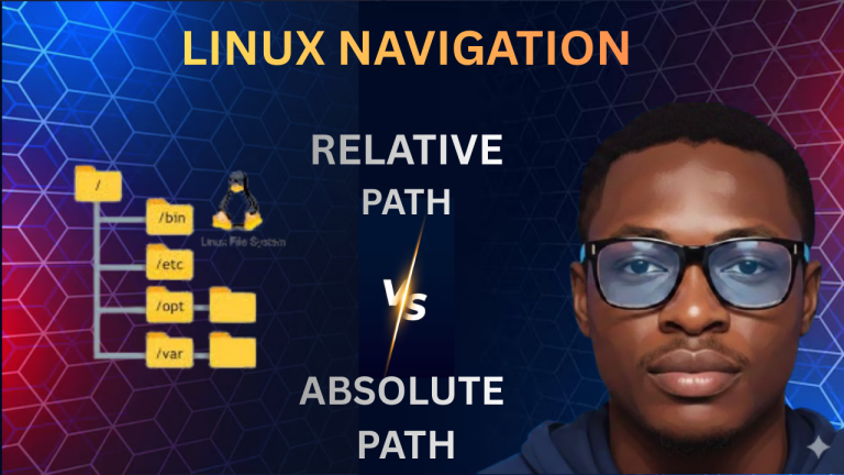 LINUX NAVIGATION (Absolute Path Vs Relative Path) - AhmedInCloud